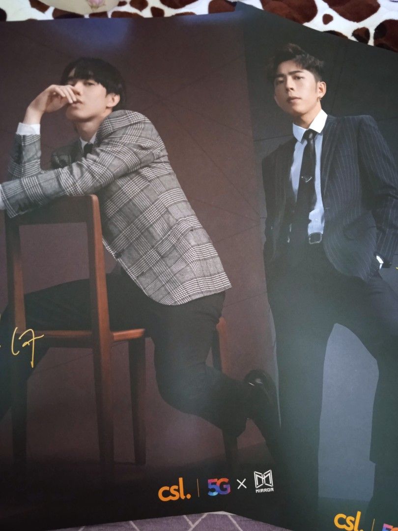 Mirror CSL Poster 姜濤 Anson Lo AK Jer Edan, 興趣及遊戲, 收藏品及紀念品, 明星周邊 - Carousell