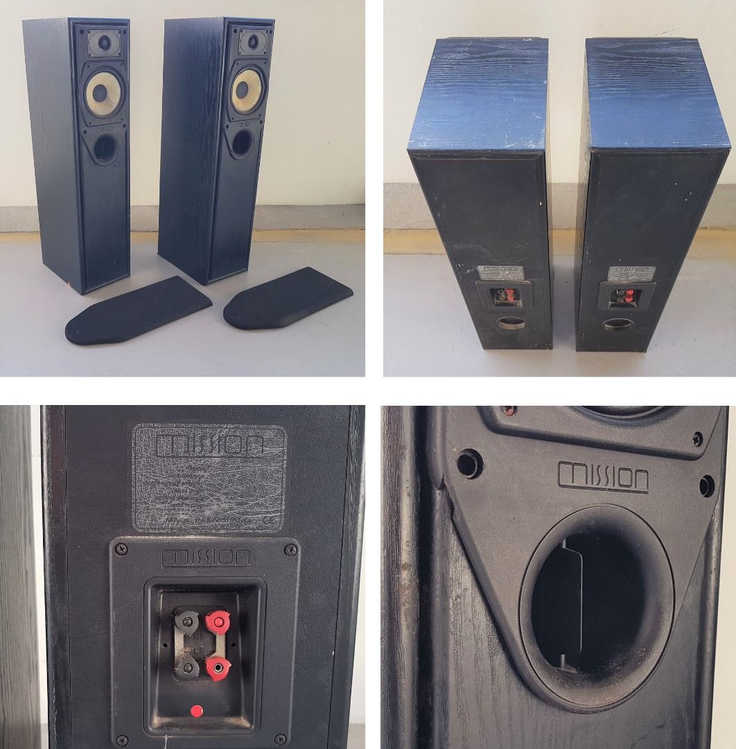 MISSION Speaker System, Made in England, Mission 763, 2-way reflex ...