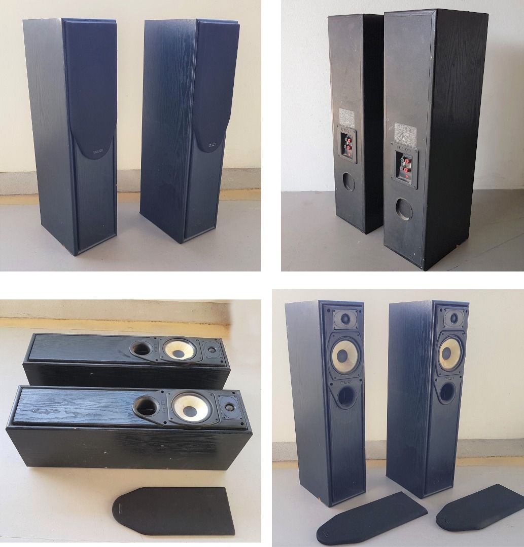 MISSION Speaker System, Made in England, Mission 763, 2-way reflex ...