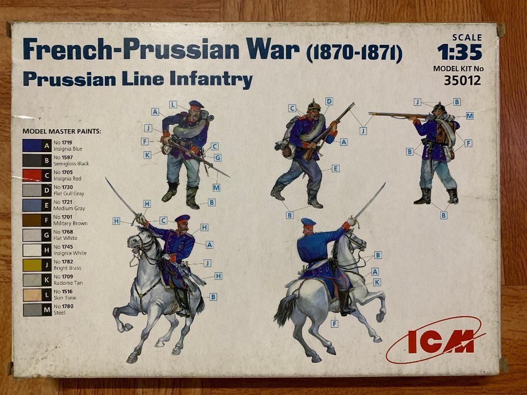 Model Kit: ICM: 1:35 Scale: French-Prussian War (1870-1871) Prussian ...