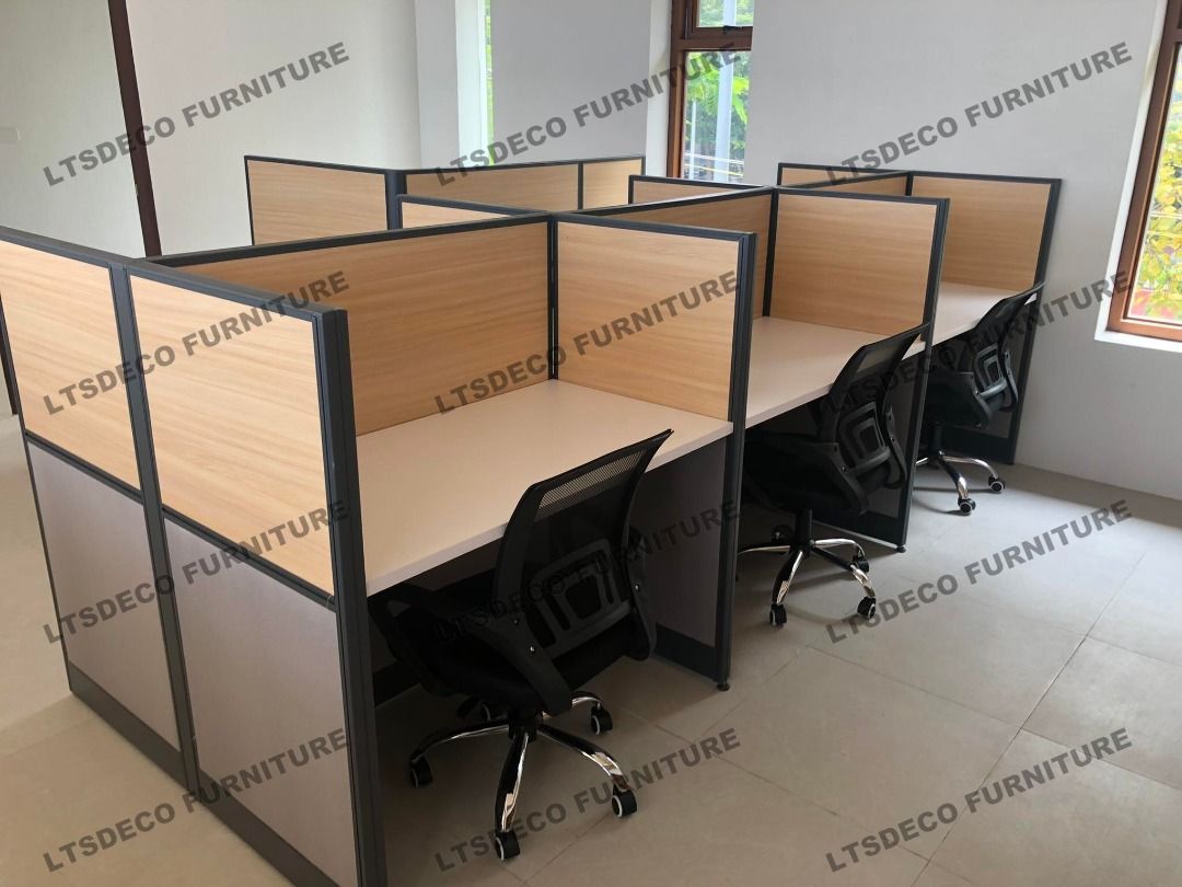 MODULAR - CUBICLES TABLE OFFICE FURNITURE // OFFICE PARTITION ...
