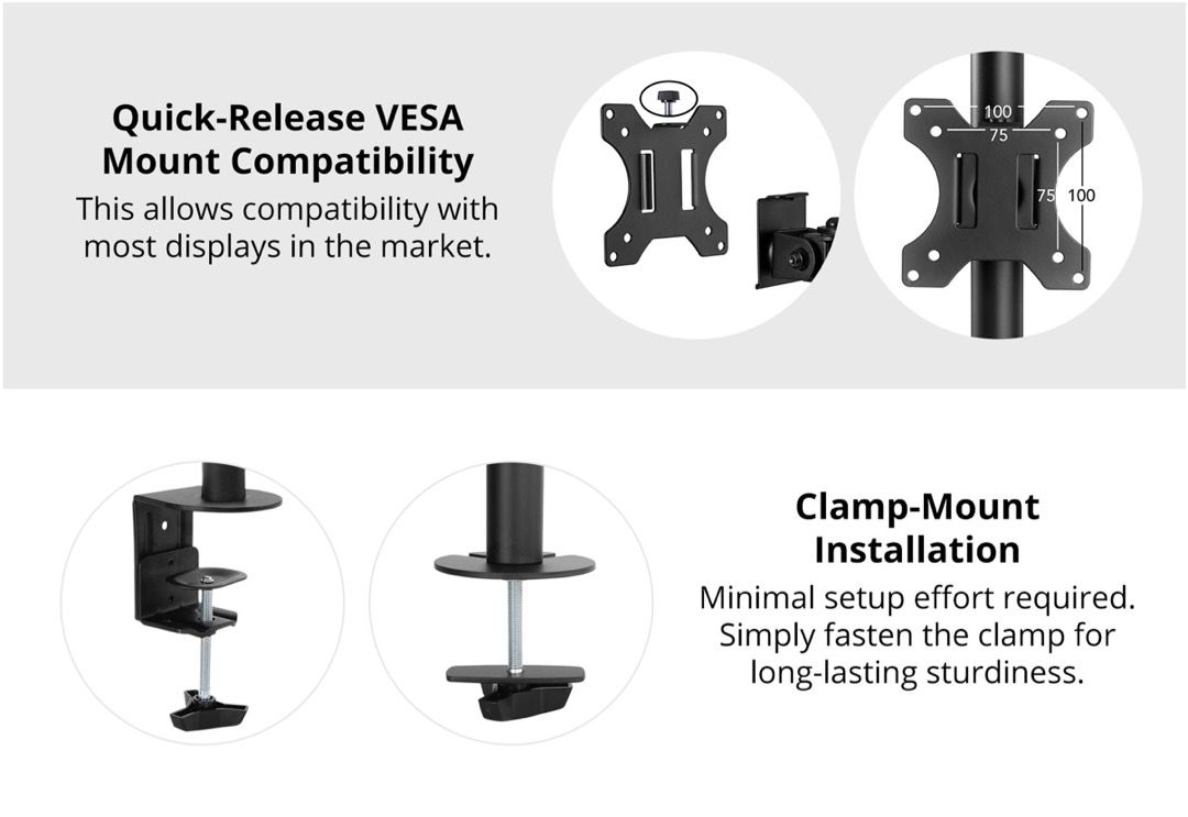 Monitor Arms PRISM+ Vantage Triple, Computers & Tech, Desktops on Carousell