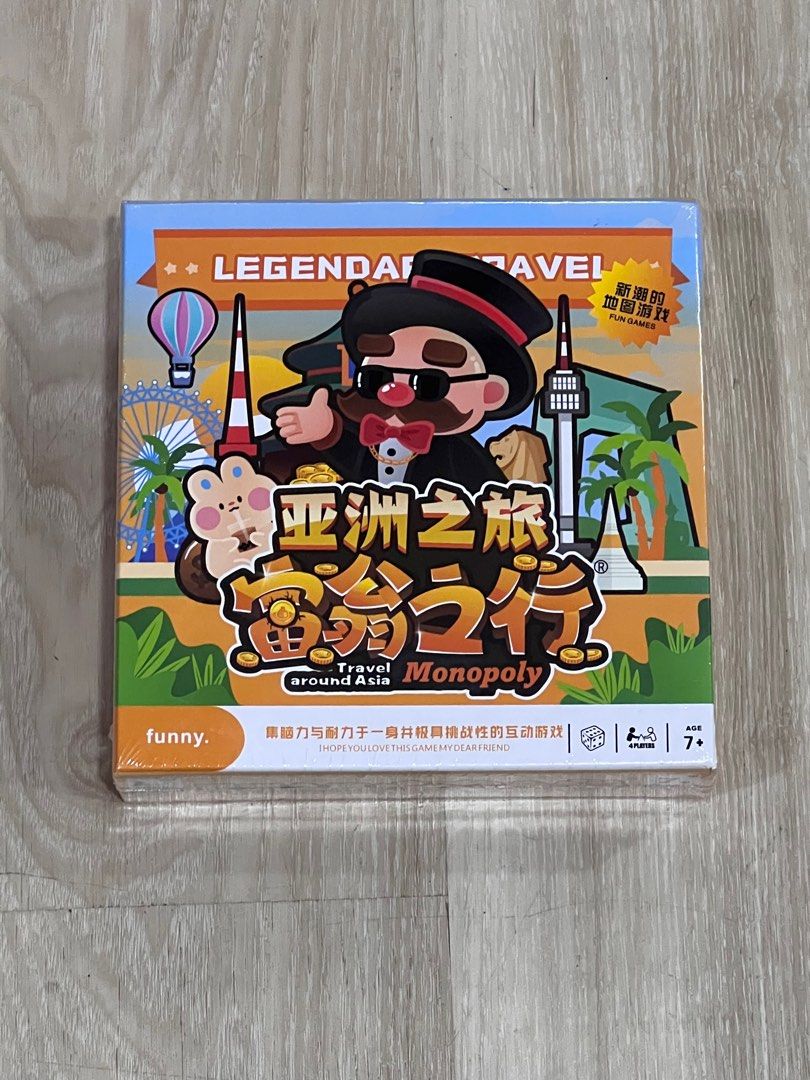 Monopoly - Travel around Asia board game, Hobbies & Toys, Toys & Games ...