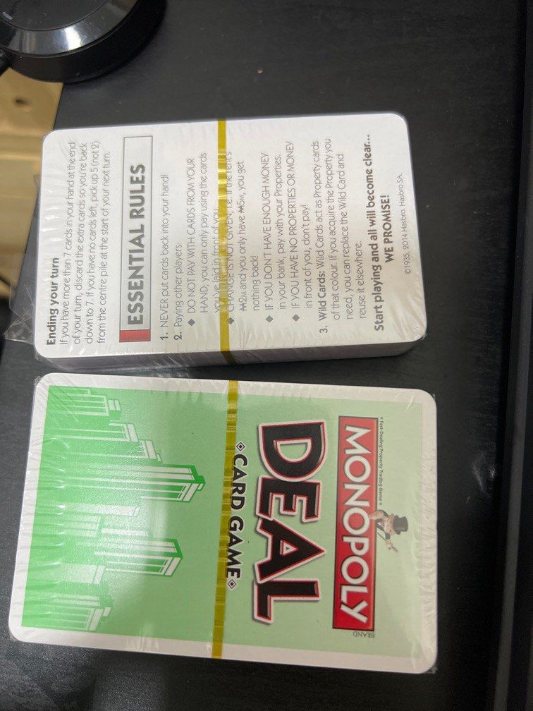 Monopoly Deal Card Game, Hobbies & Toys, Toys & Games on Carousell