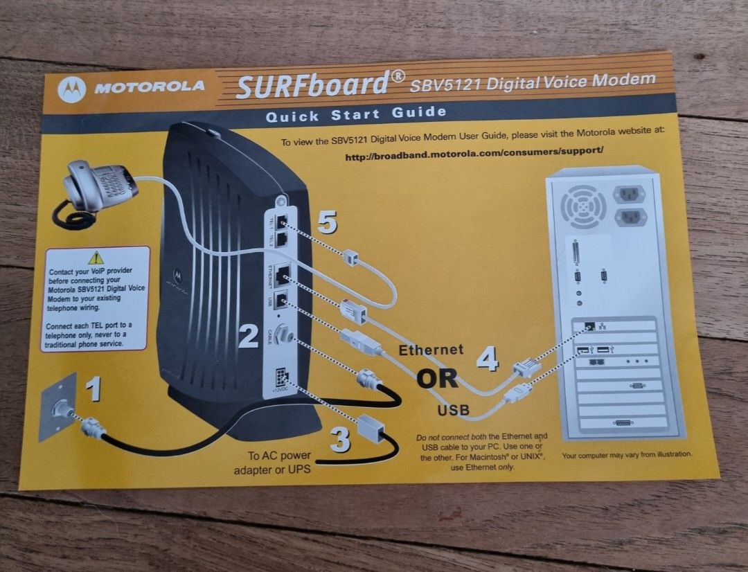Motorola Digital Voice Modem, TV & Home Appliances, TV & Entertainment ...