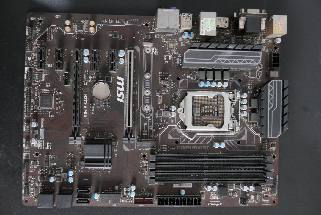 MSI H270-A PRO Motherboard, Computers & Tech, Parts & Accessories ...