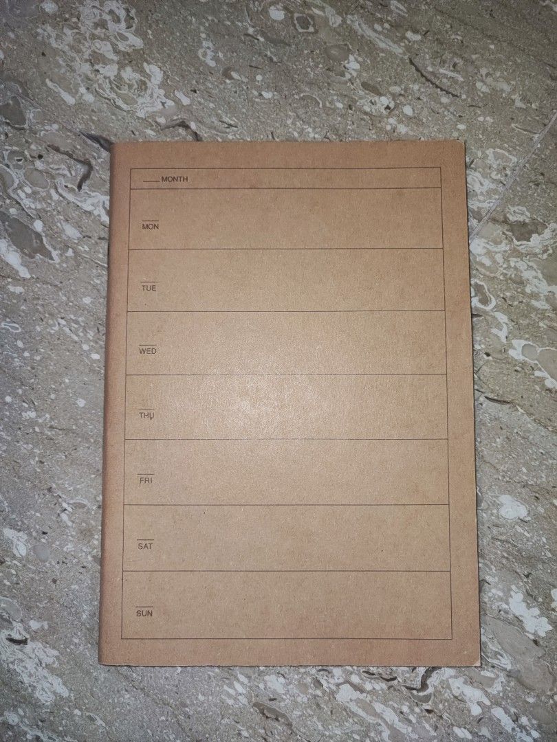 muji weekly planner, Hobbies & Toys, Stationery & Craft, Stationery ...