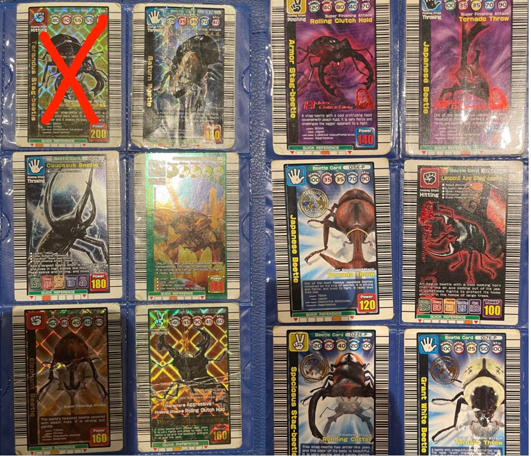 Mushiking Card Collections, Hobbies & Toys, Memorabilia & Collectibles ...