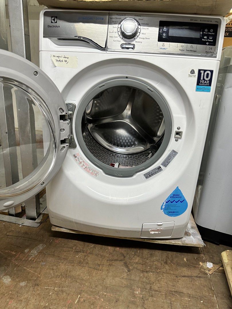 MUST BUY! ELECTROLUX 10KG Front-Loader Washing Machine EWF14023-2, TV ...