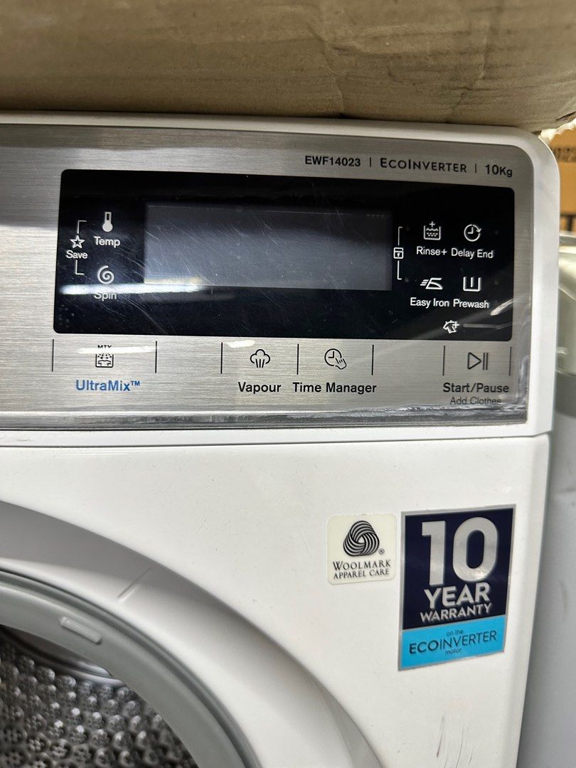 MUST BUY! ELECTROLUX 10KG Front-Loader Washing Machine EWF14023-2, TV ...