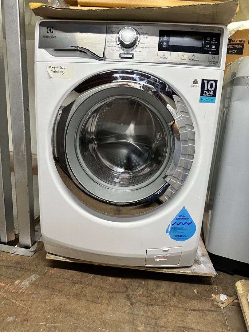 MUST BUY! ELECTROLUX 10KG Front-Loader Washing Machine EWF14023-2, TV ...