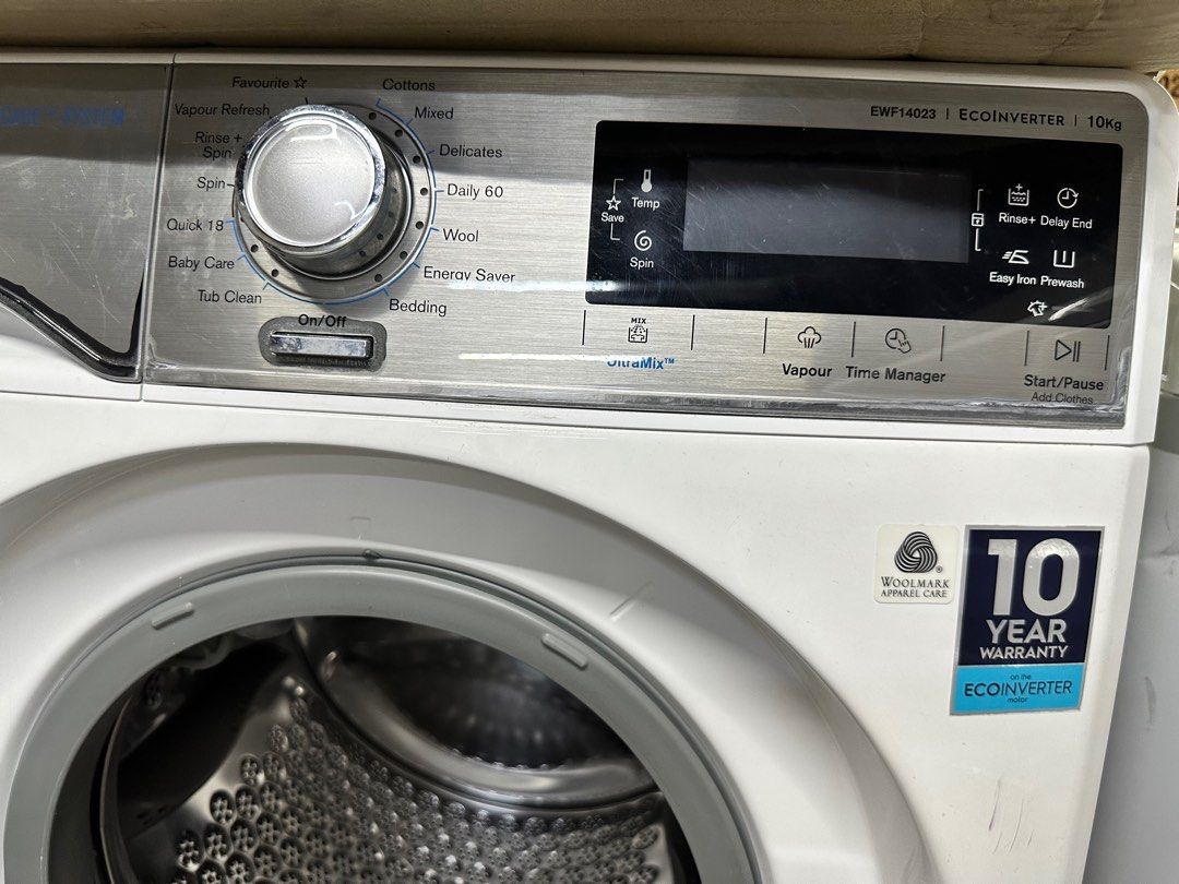MUST BUY! ELECTROLUX 10KG Front-Loader Washing Machine EWF14023-2, TV ...