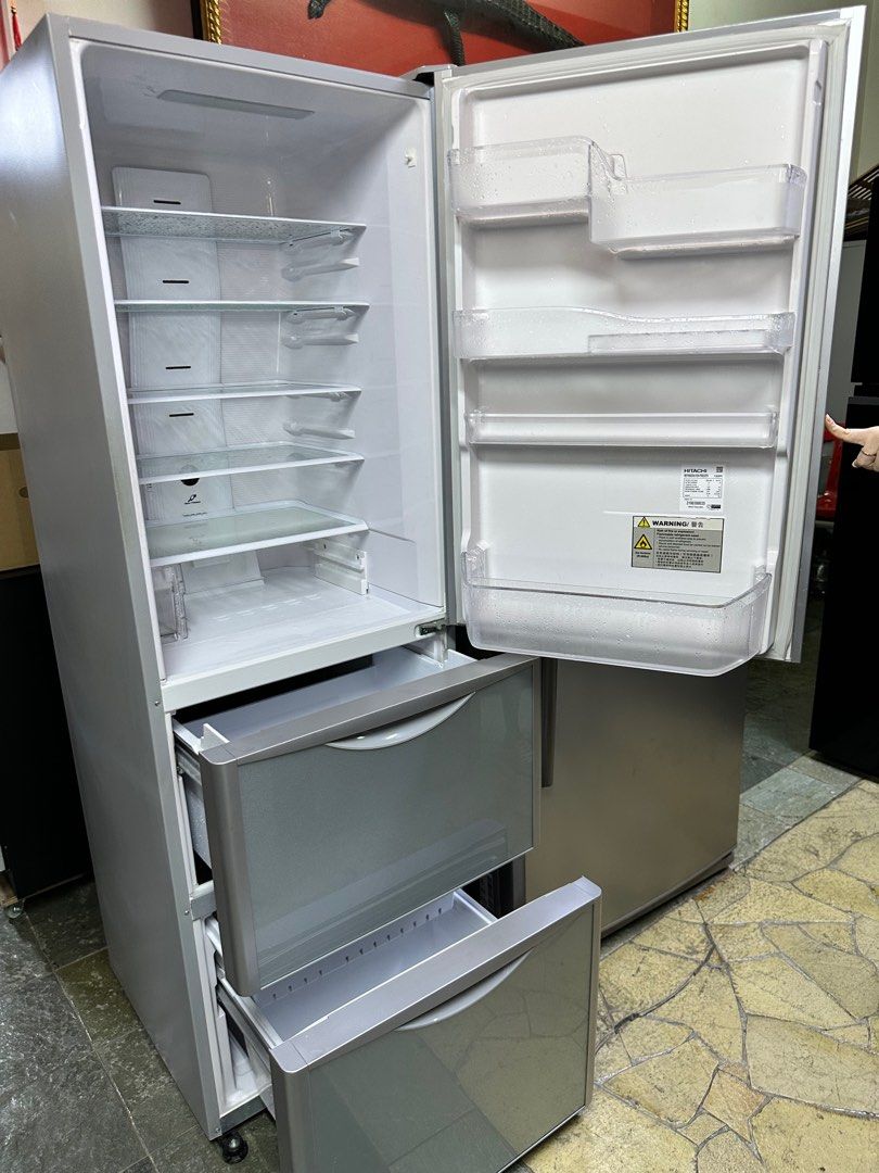 MUST BUY! HITACHI 375L 3Door Refrigerator R-SG38KPS (92745), TV & Home ...