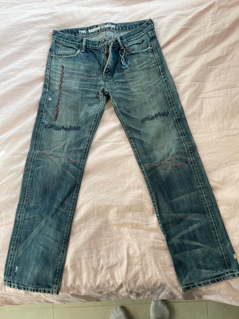 Neighborhood jeans, 男裝, 褲＆半截裙, 牛仔褲 - Carousell