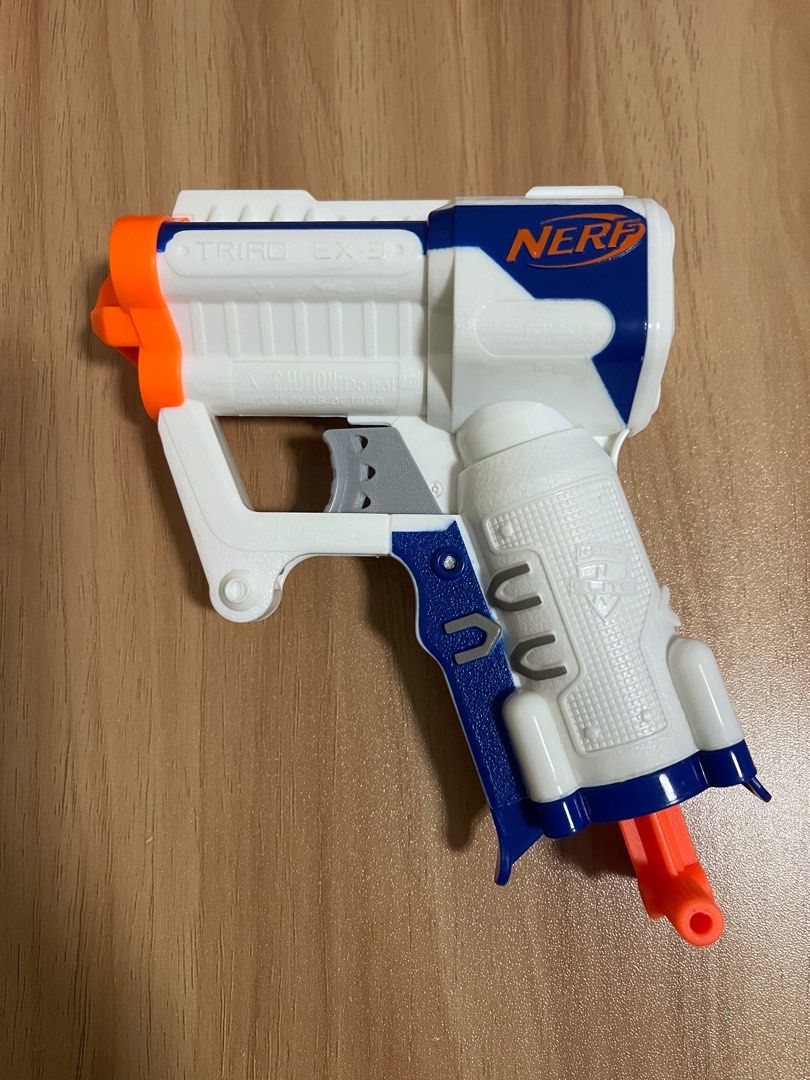 Nerf and Strike Elite Triad Ex-3 Gun + 2 BuzzBee Toys (Inclusize of ...