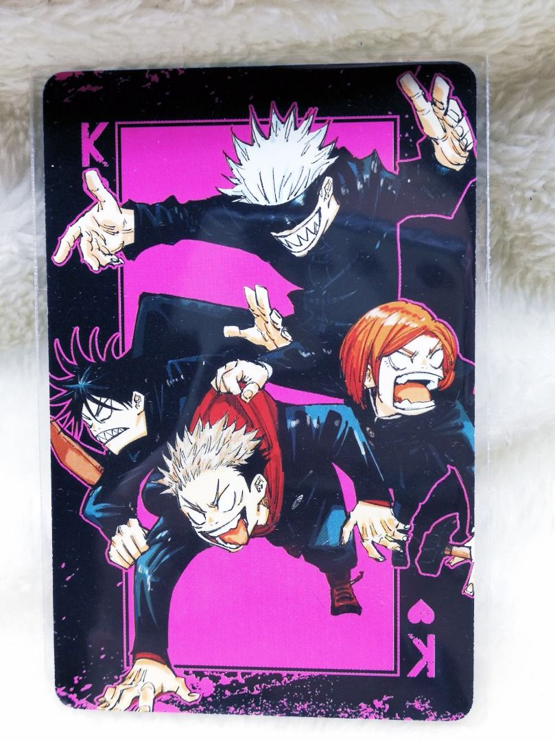 [NEW & SELL AS LOOSE ITEMS!] Jujutsu Kaisen Playing Cards Illustration ...