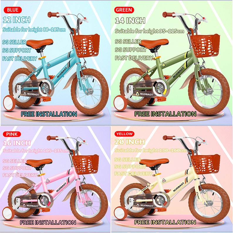 [NEW STOCK][Four Size][Four Color] Children's Bicycle Tricycle ...