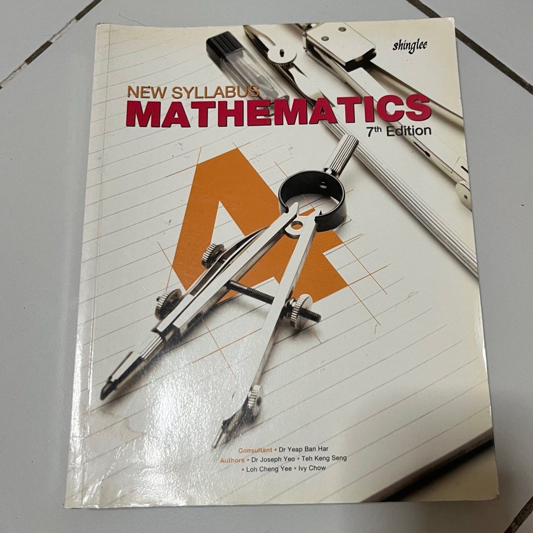 New Syllabus Mathematics Secondary 4, 7th Edition, Hobbies & Toys ...