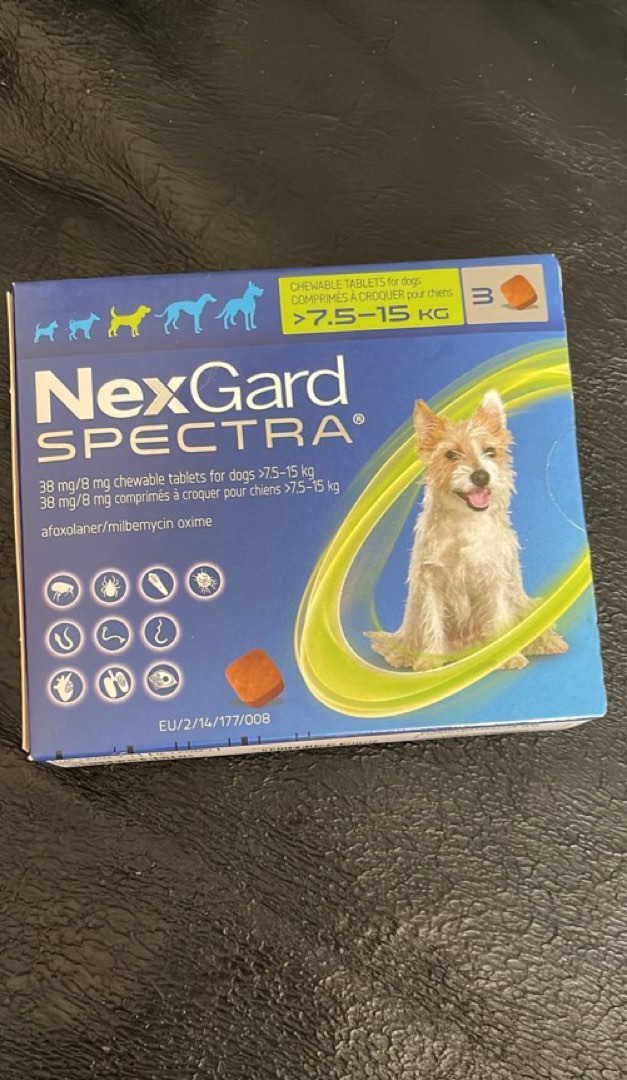 Nexgard spectra tablets, Pet Supplies, Pet Food on Carousell