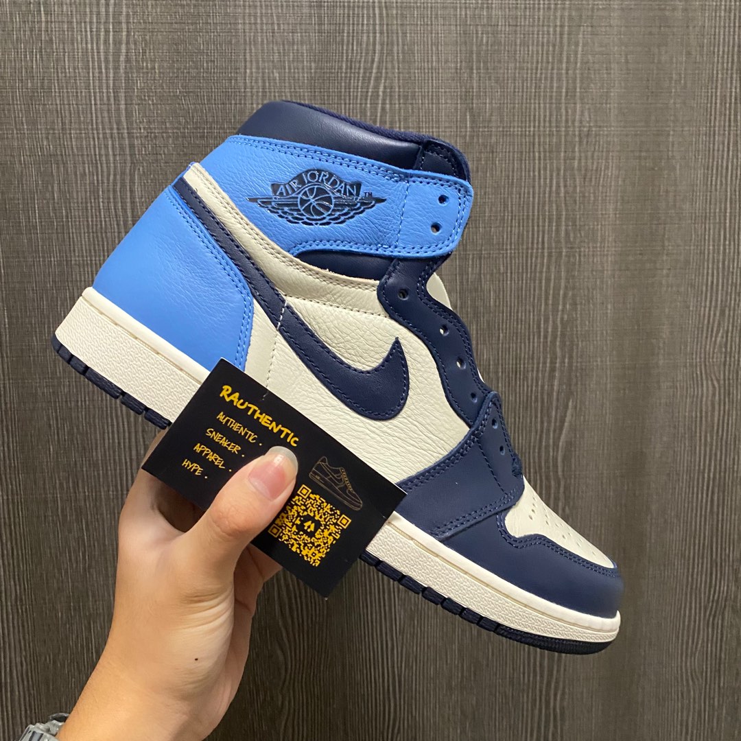 Nike Air Jordan 1 High Obsidian, Men's Fashion, Footwear, Sneakers on ...