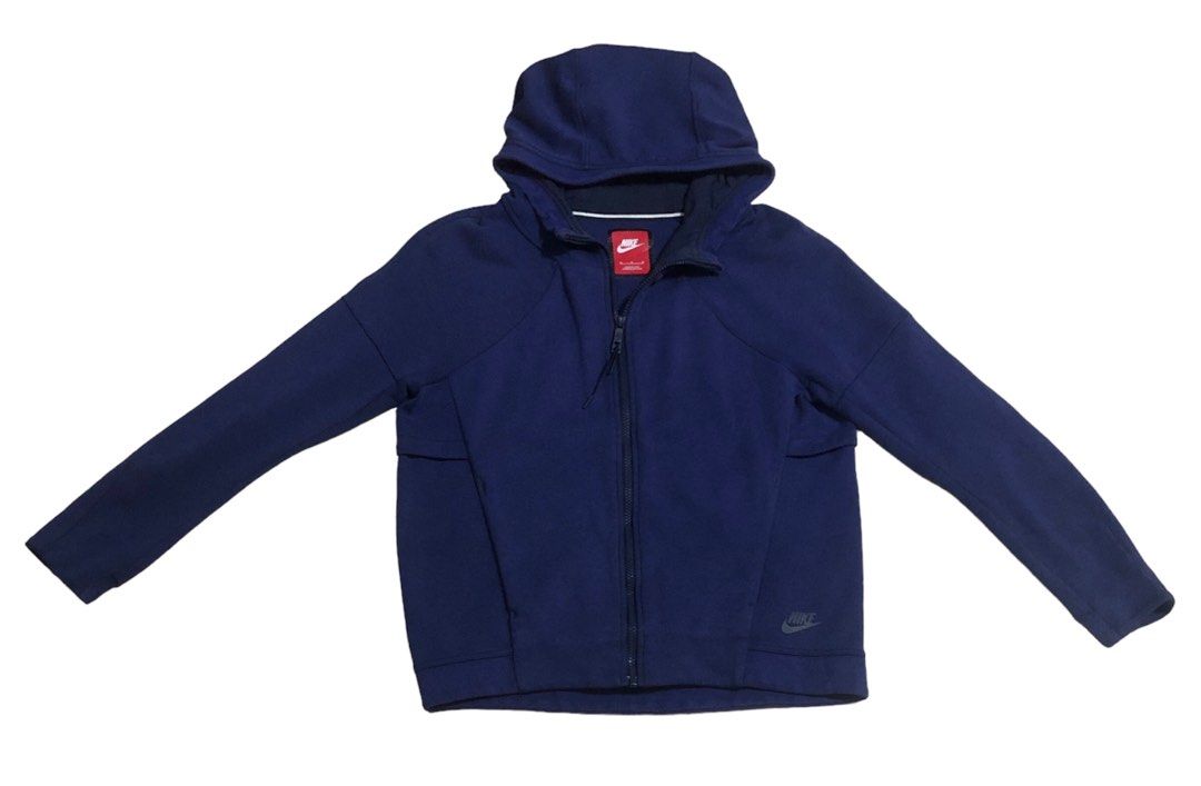 NIKE TECH FLEECE NAVY BLUE, Men's Fashion, Activewear on Carousell