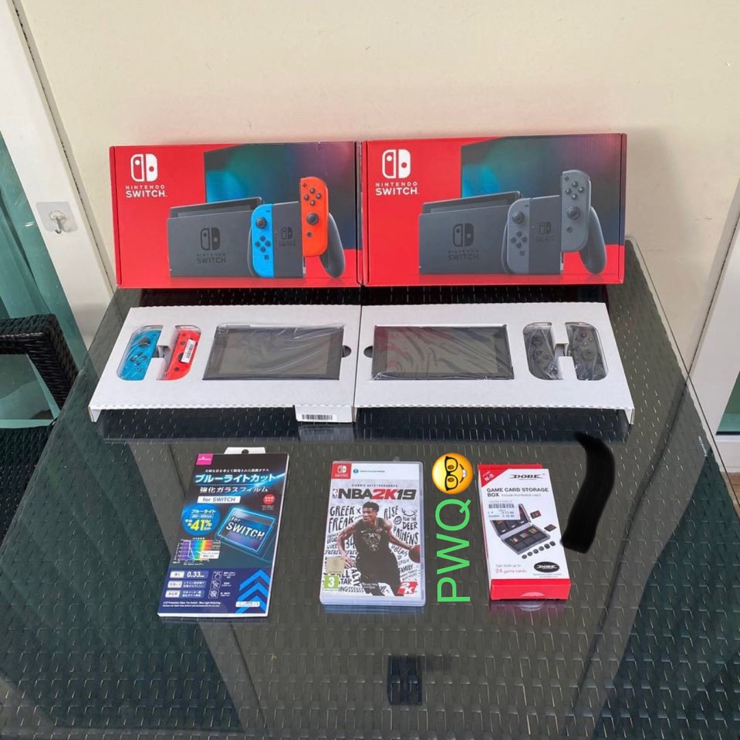 Nintendo Switch Gen 2 Console + free game, Video Gaming, Video Game ...