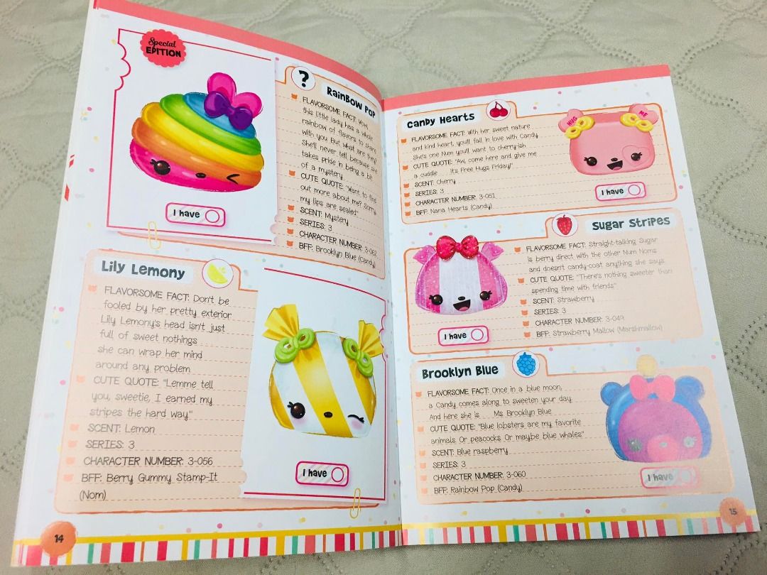 Num Noms Collector's Guide (Features 300 Num Noms), Hobbies & Toys ...