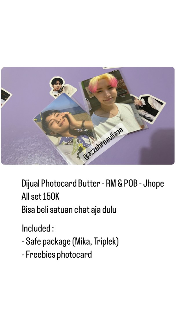 OFFICIAL 100% PHOTOCARD BTS SET, K-Wave di Carousell