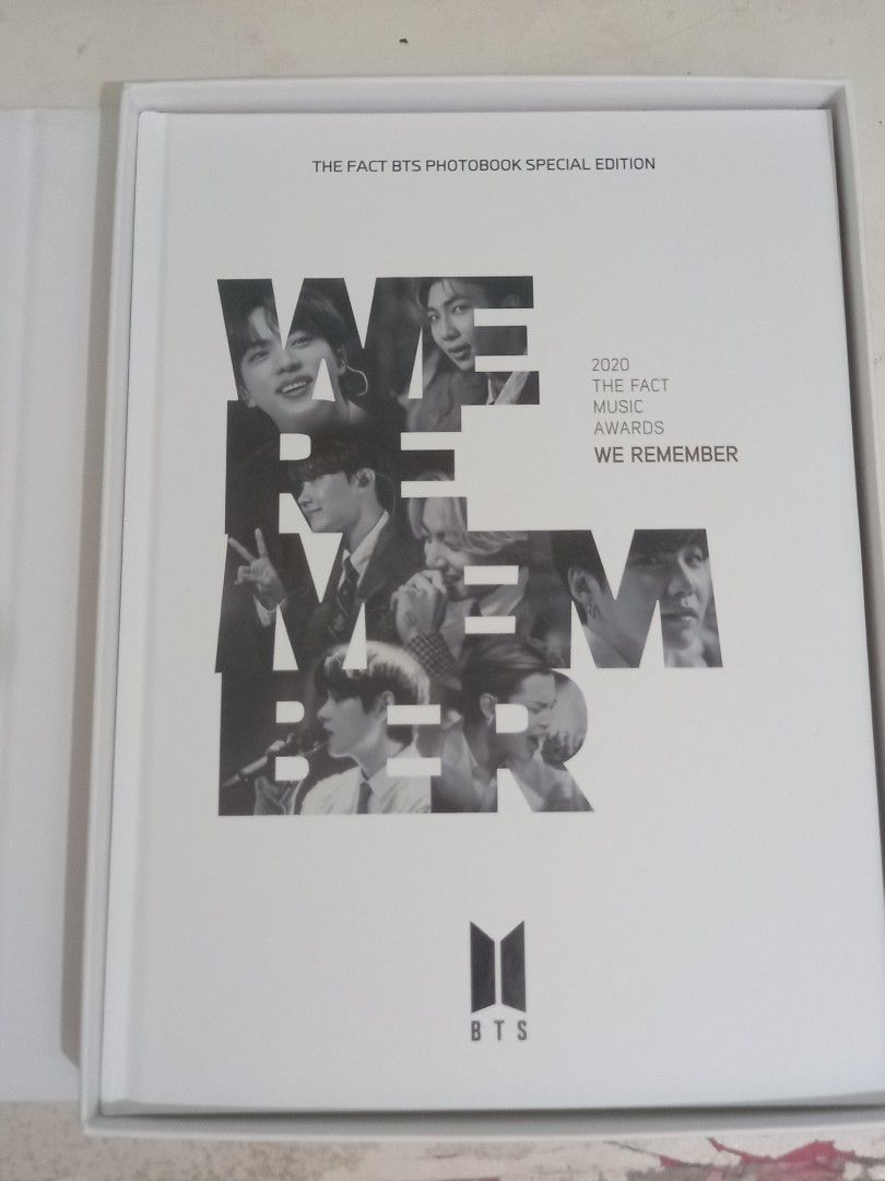 Brand New SEALED Official BTS Photobook Special Edition: We remember SEALED, Hobbies & Toys ...