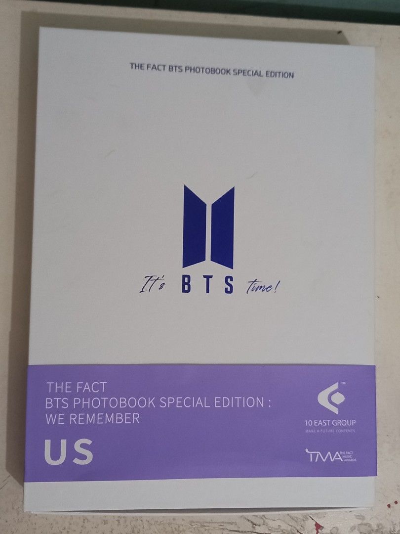 Brand New SEALED Official BTS Photobook Special Edition: We remember SEALED, Hobbies & Toys ...