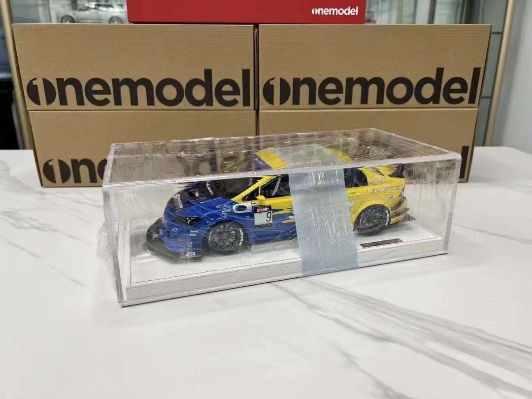 One Model 1:18 Honda Civic FD2 Spoon Racing Centre-Drive Version Yellow ...