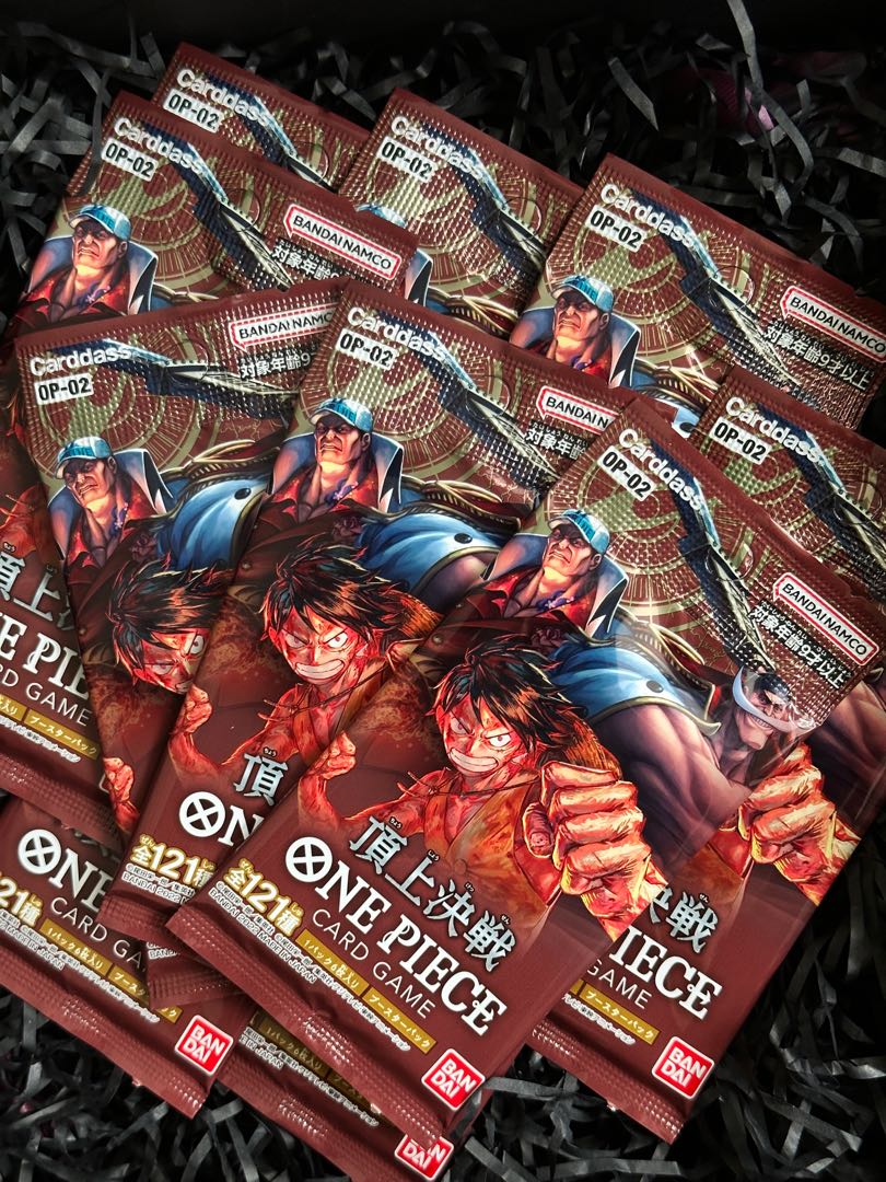 One Piece Card Game Booster Packs (OP02 Paramount Wars), Hobbies & Toys ...