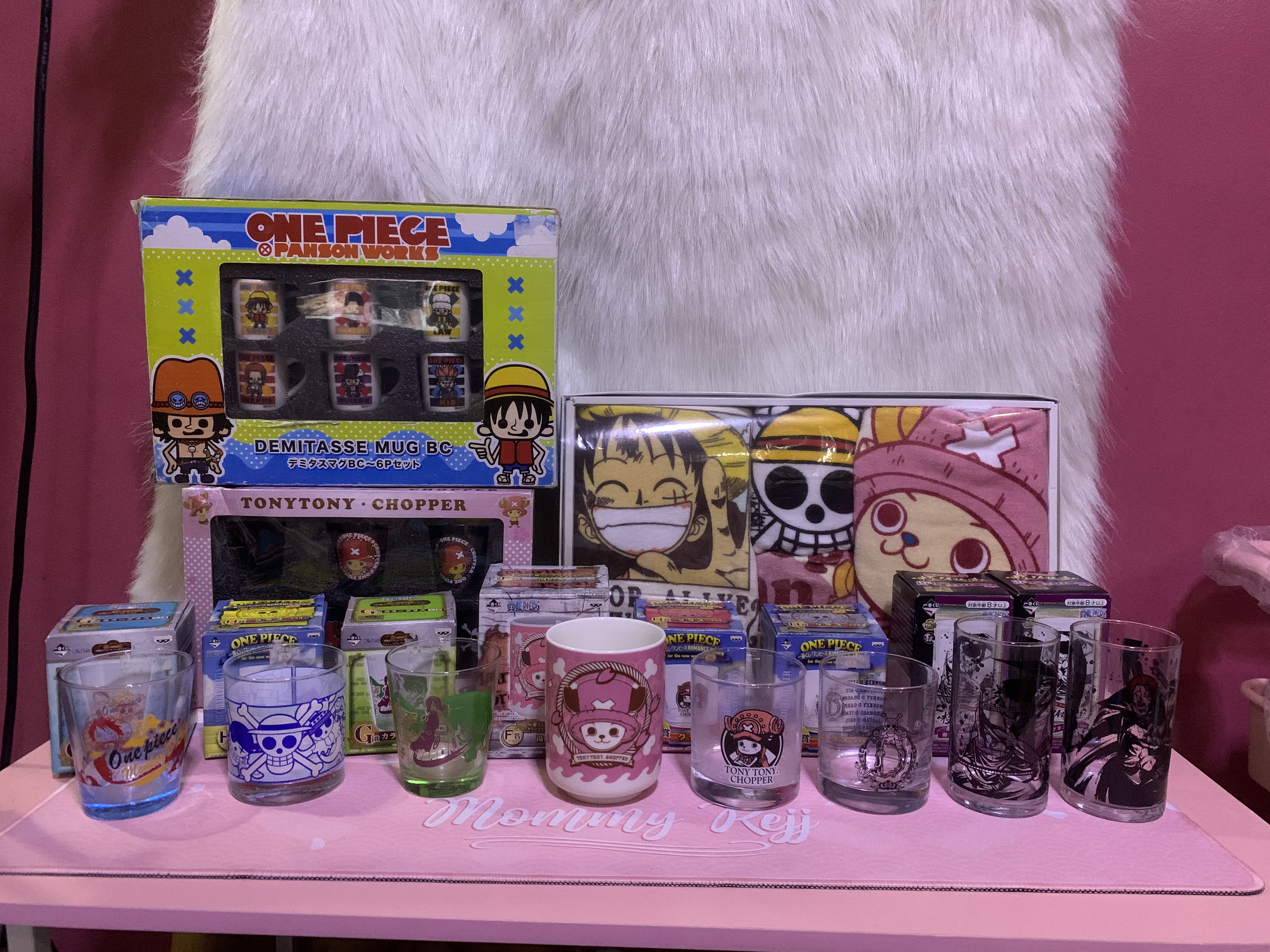 One Piece Glasswares, Hobbies & Toys, Memorabilia & Collectibles, Fan ...
