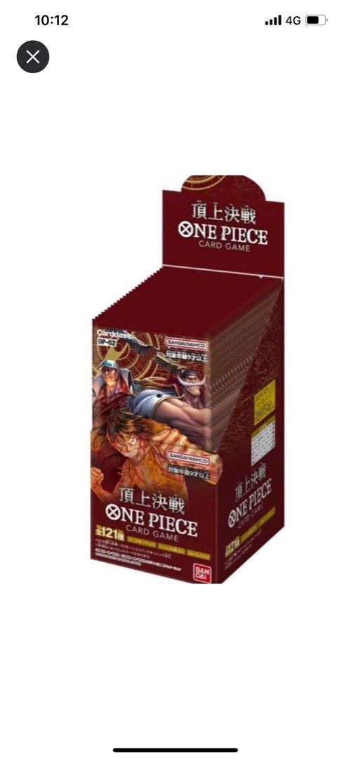 One Piece OP-02 Booster Box case, Hobbies & Toys, Toys & Games on Carousell