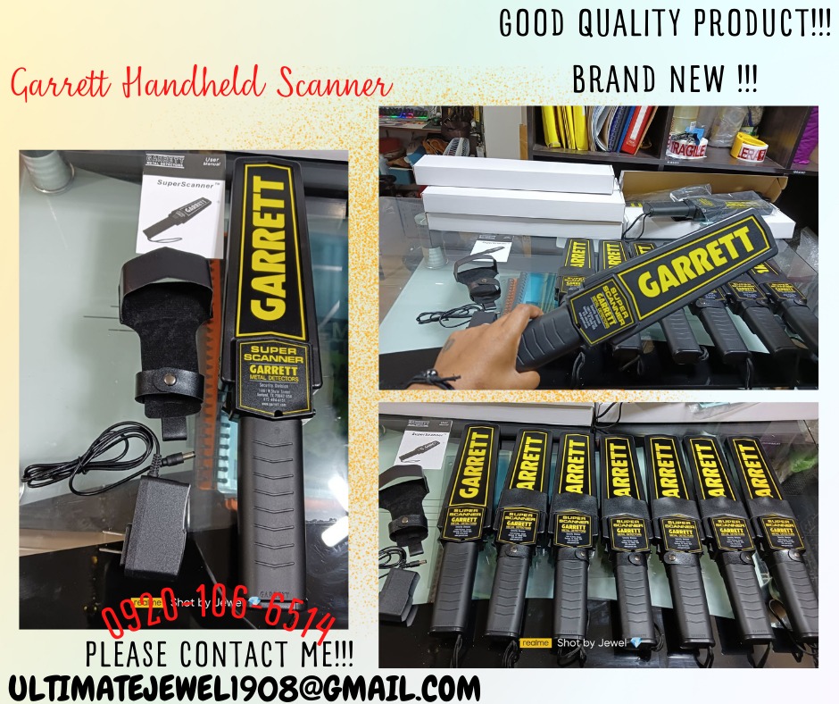 ON-HAND GARRETT HANDHELD SUPER SCANNER - METAL DETECTOR, Commercial ...