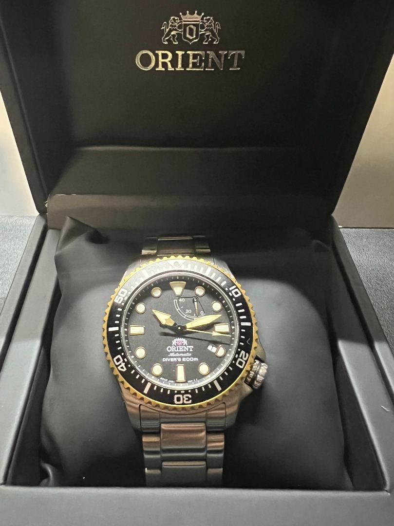Orient Triton (Gold and steel), Luxury, Watches on Carousell