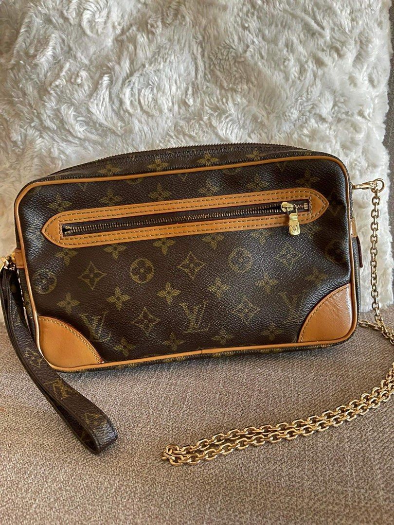 Original LV Marley Dragonne Clutch Monogram, Luxury, Bags & Wallets on ...