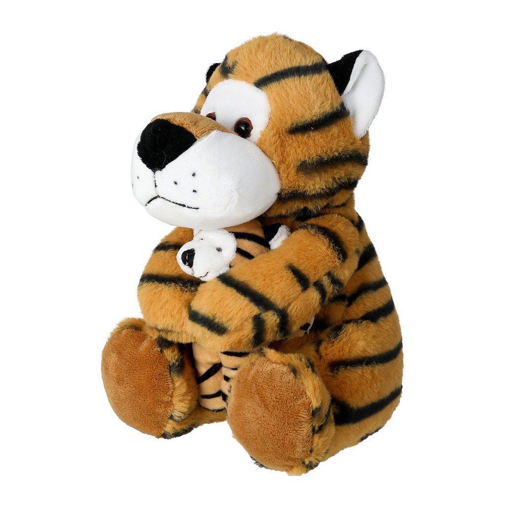 Parent Hugs Child Plush Toy by Miniso (Lion Tiger Monkey Elephant ...