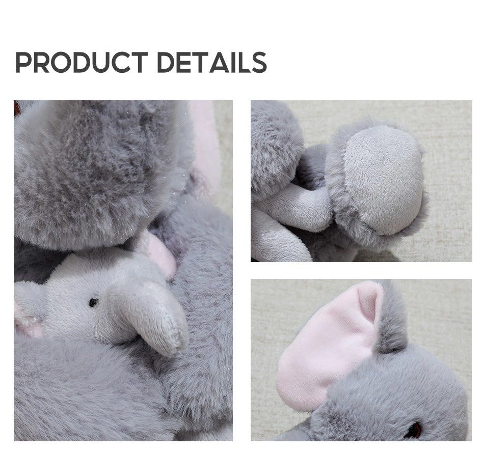 Parent Hugs Child Plush Toy by Miniso (Lion Tiger Monkey Elephant ...