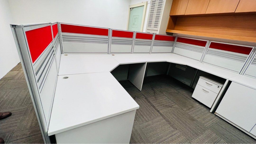 Partition office table, Furniture & Home Living, Furniture, Tables ...