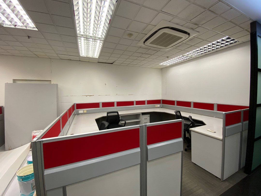 Partition office table, Furniture & Home Living, Furniture, Tables ...