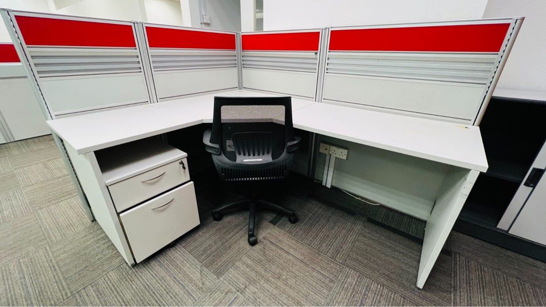 Partition office table, Furniture & Home Living, Furniture, Tables ...