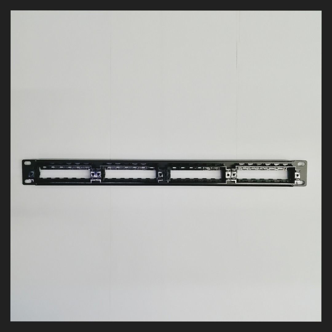 PATCH PANEL 24 PORTS CAT6 AMP COMMSCOPE, Computers & Tech, Parts ...