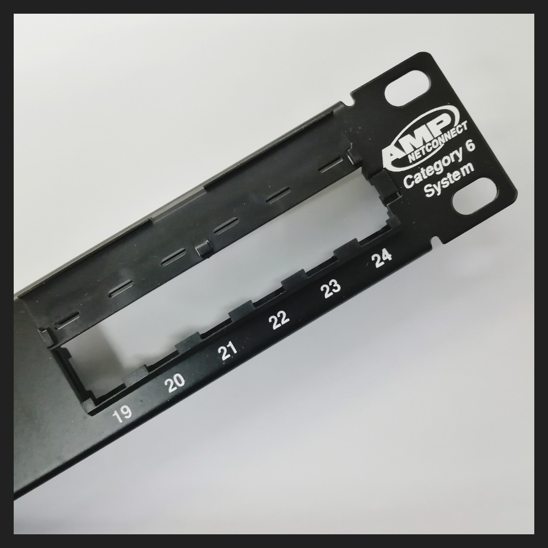 Patch Panel 24 Ports Cat6 Amp Commscope Computers And Tech Parts