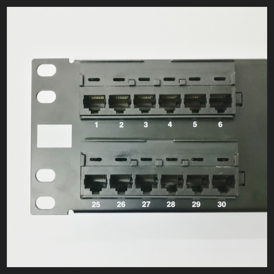 PATCH PANEL 48 PORTS CAT5e AMP COMMSCOPE, Computers & Tech, Parts ...