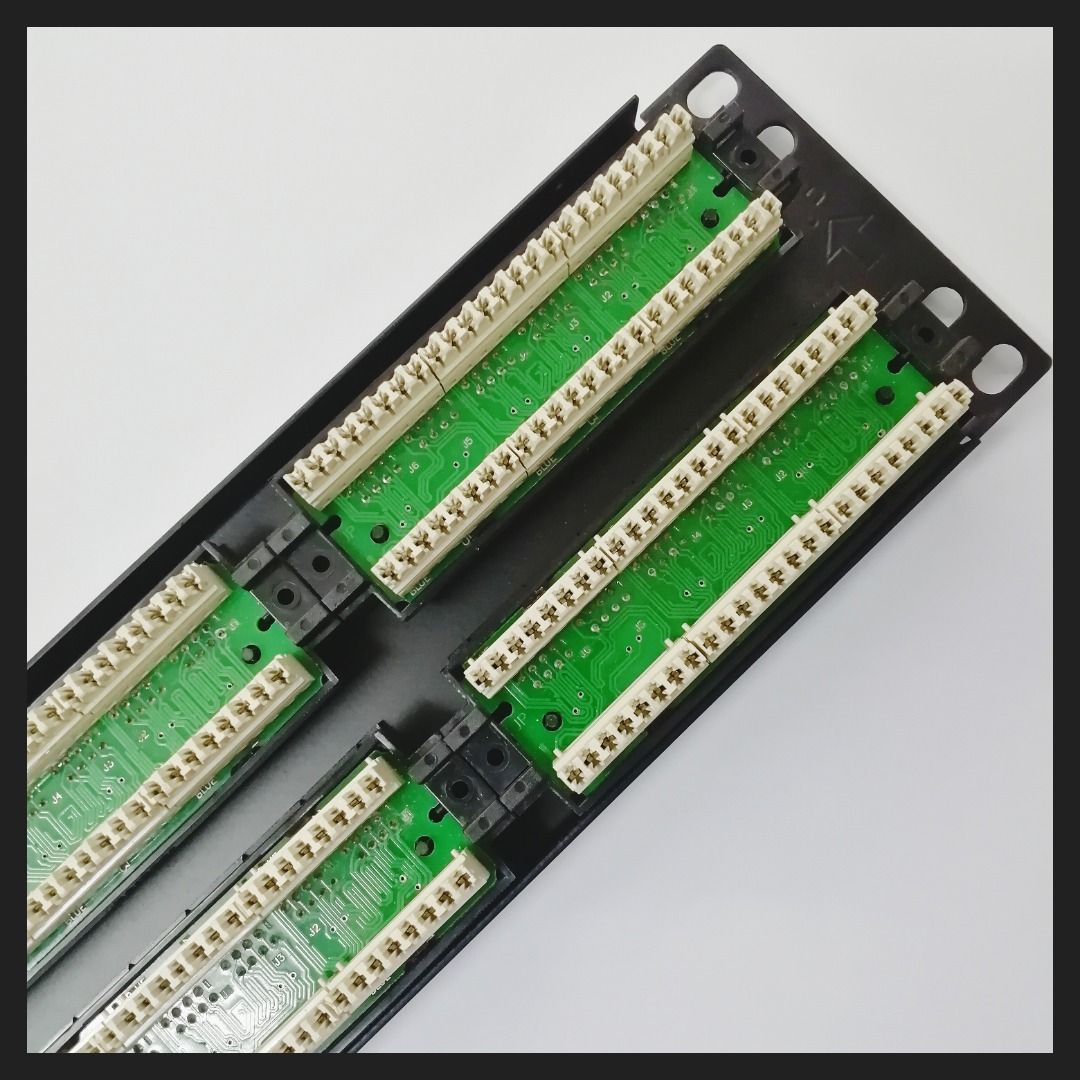 PATCH PANEL 48 PORTS CAT5e AMP COMMSCOPE, Computers & Tech, Parts ...