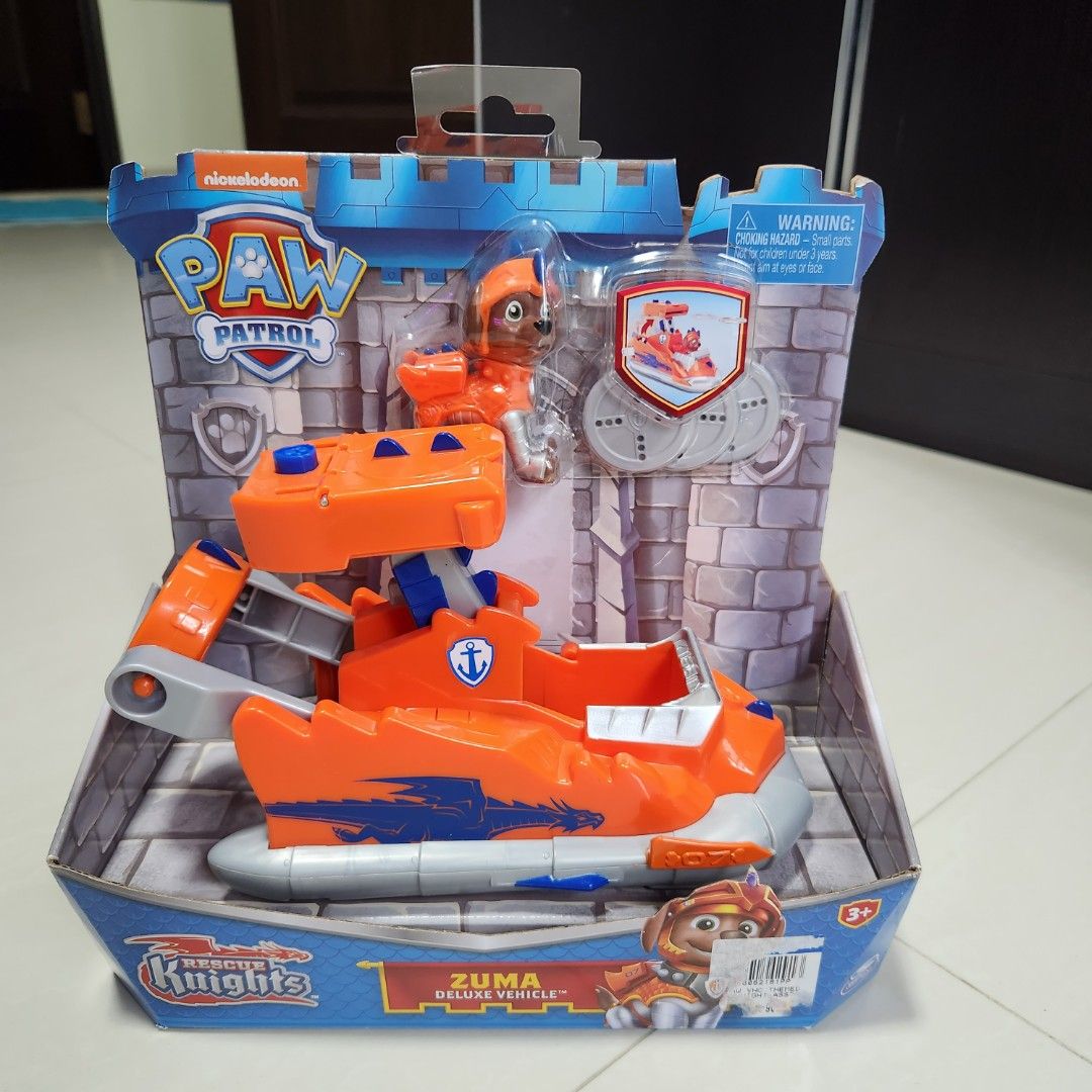 Paw Patrol Rescue Knight - Zuma, Hobbies & Toys, Toys & Games on Carousell