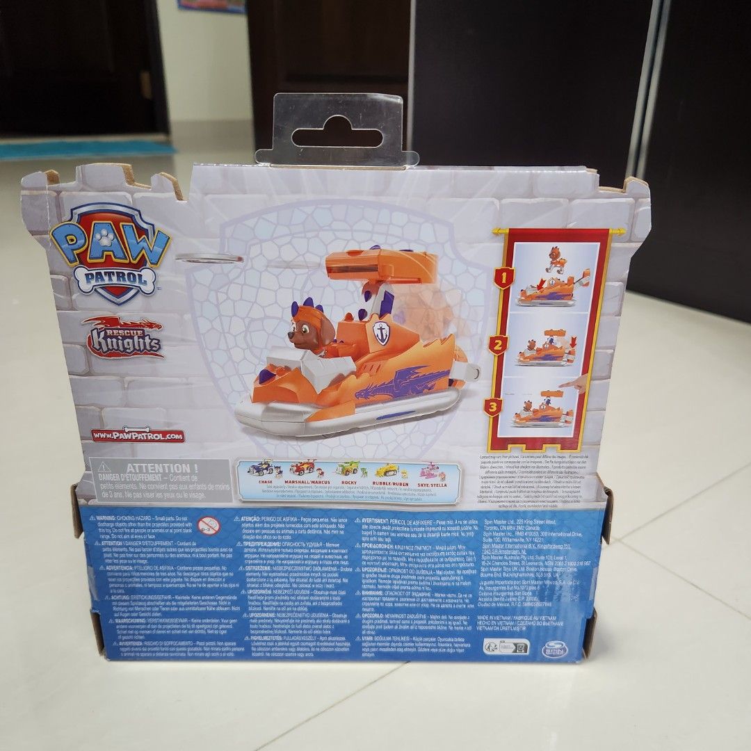 Paw Patrol Rescue Knight - Zuma, Hobbies & Toys, Toys & Games on Carousell