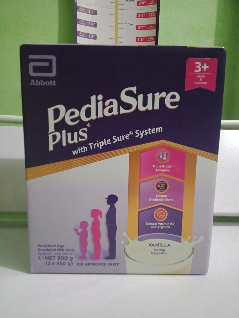 PEDIASURE PLUS VANILLA 900G, Babies & Kids, Nursing & Feeding ...