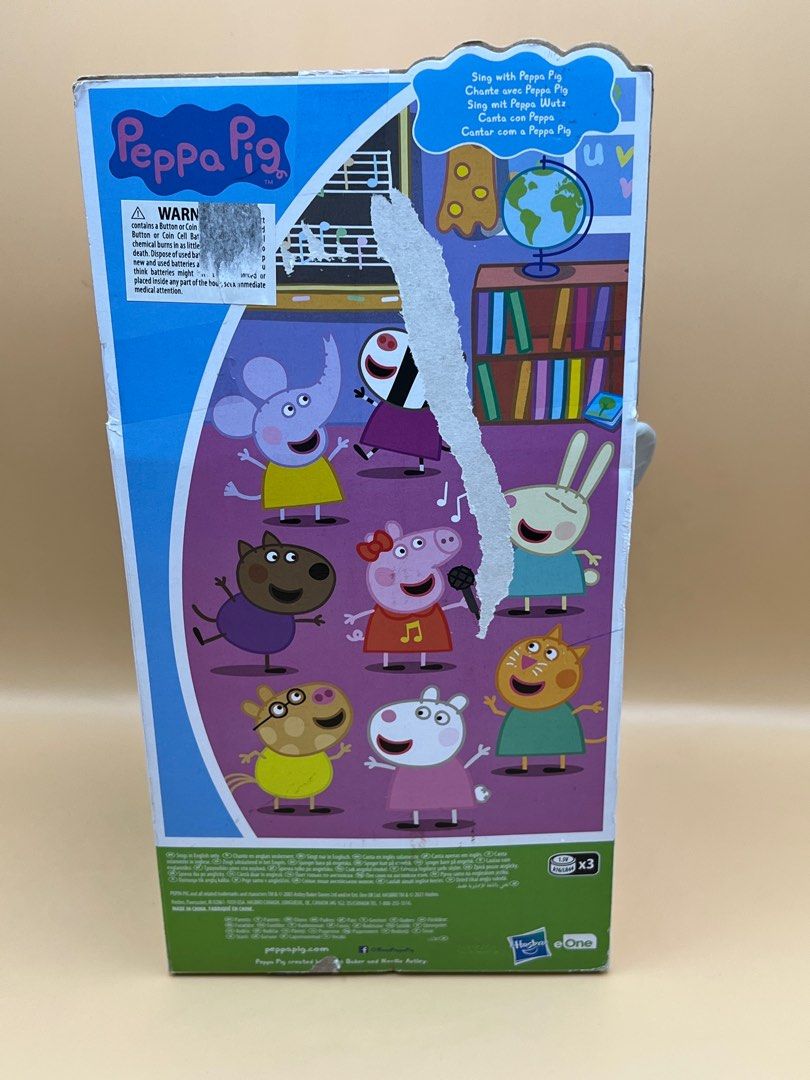 Peppa Pig Oink Along Singing Plush, Hobbies & Toys, Toys & Games on ...